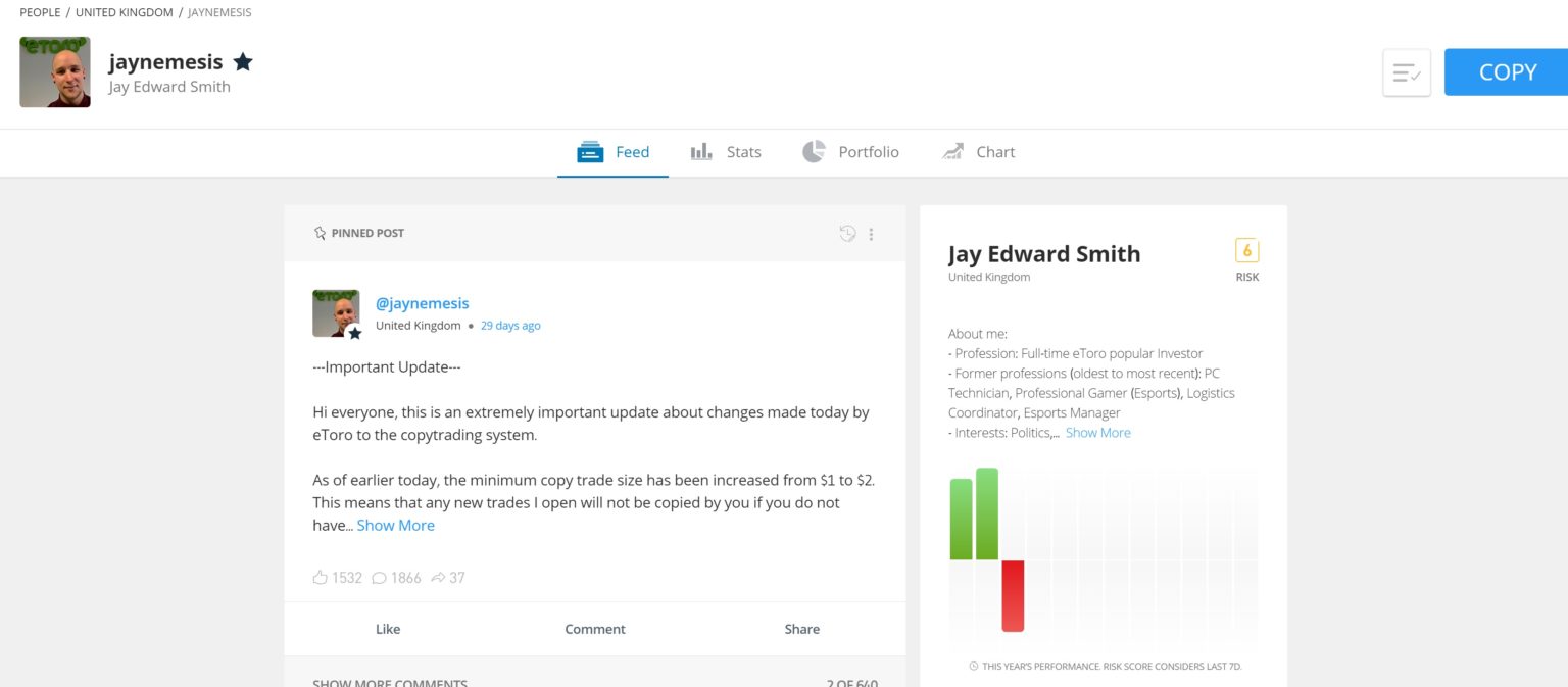 Мнение за eToro България 2025 - всичко за най-добрия брокер