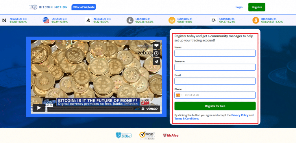 Bitcoin Motion Review 2024 - Is It Scam or Legit?