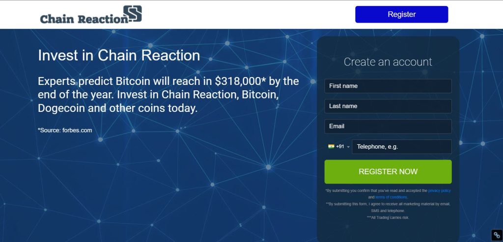 Chain Reaction Review 2024 - Is It Safe? Tradingplatforms.com